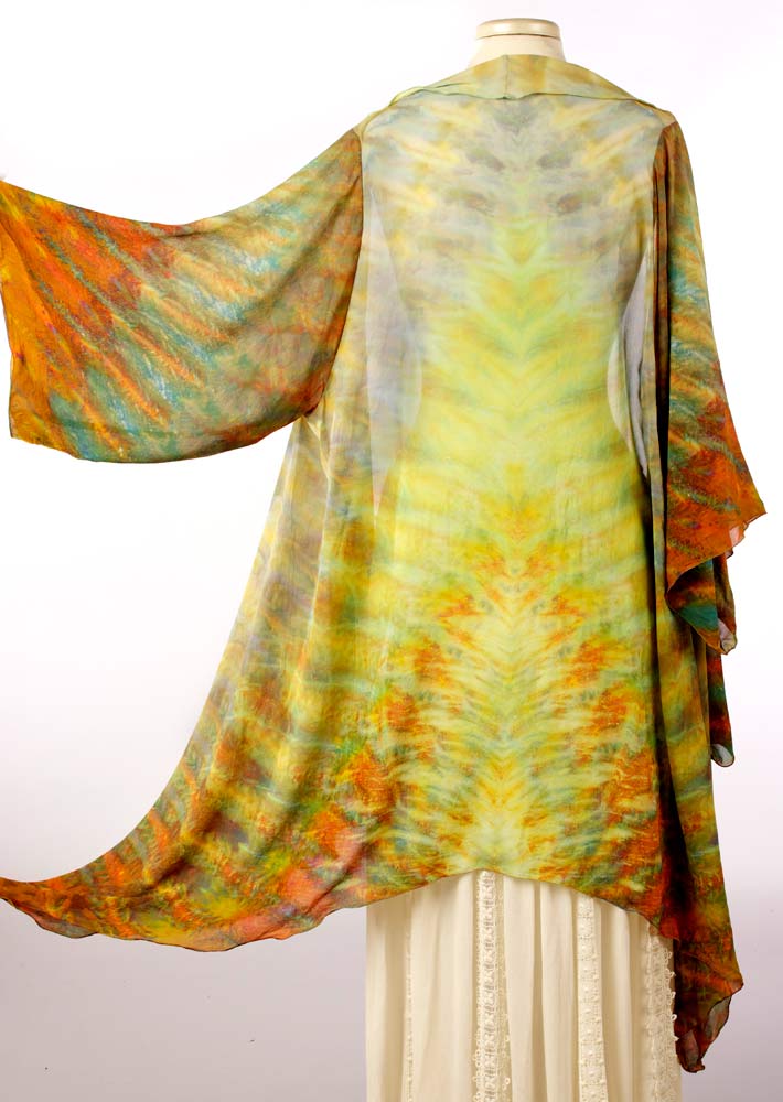 Silk Dusters for women | Womens long silk duster | Hand Dyed | 100% ...